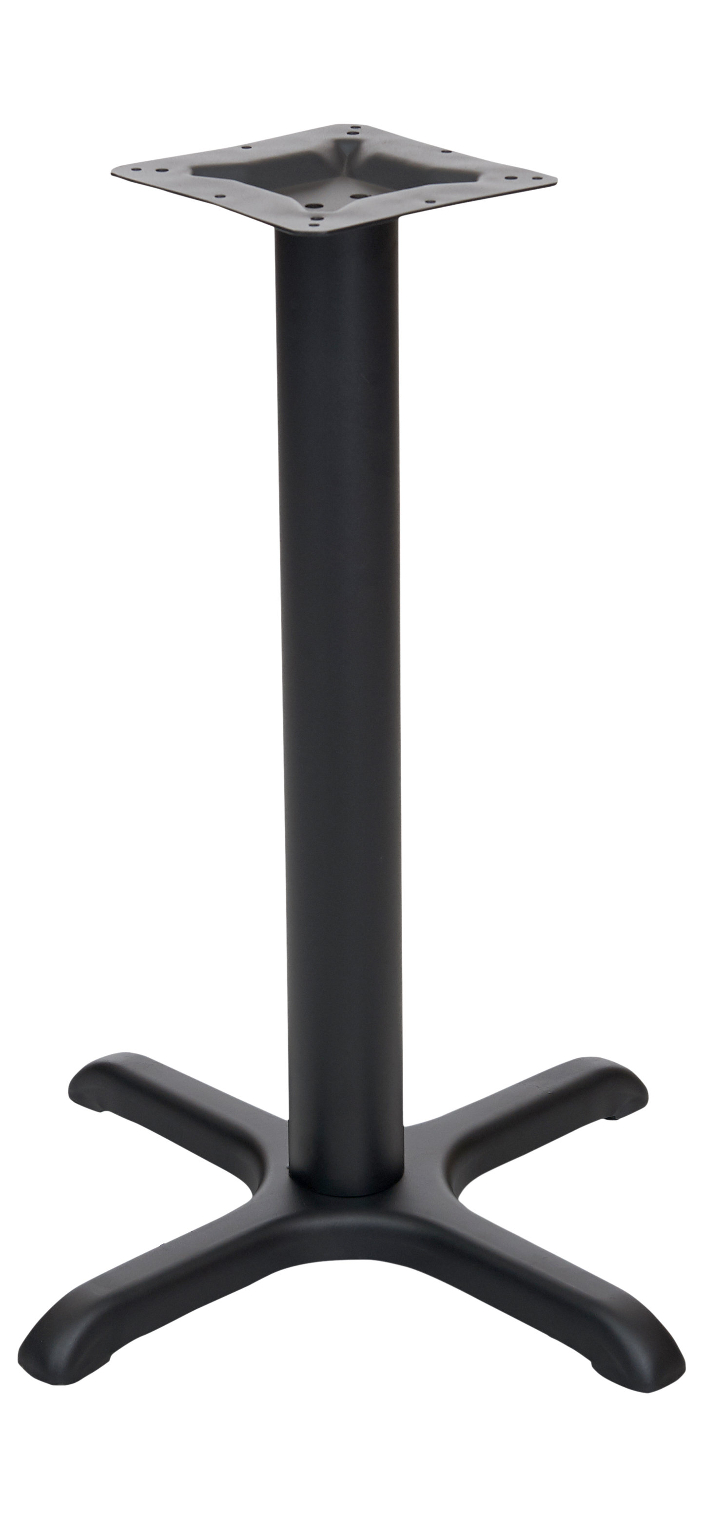 BFM Seating STB Black 22x22" Cross Indoor Dining Height Table Base | Wayfair